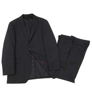 ネオシーザー NEO CAESAR 大賀 スーツ セットアップ ストライプ バーズアイ 2B ジャケット パンツ チャコール ABXL メンズ ...