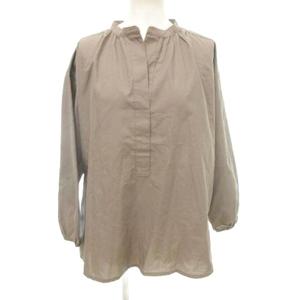 アンナケリー Anna Kerry 長袖 シャツ ブラウス 無地 薄手 38 Mサイズ チャコールグレー レディース 052-902512290115 | ベクトルパーク