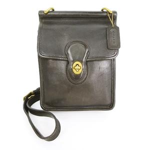コーチ COACH 9930 USA製 オールド コーチ ショルダーバッグ ロゴチャーム付き フラップタイプ クロスボディ 斜め掛け 肩掛け ...