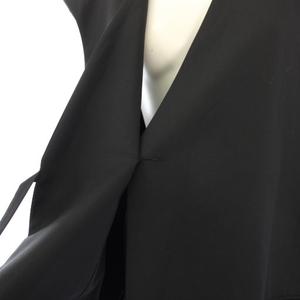 チノ CINOH SUMMER WOOL GILLET ベスト ジレ 38 黒 23SVE002 /TK