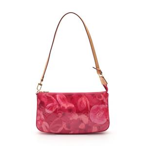 ルイヴィトン LOUIS VUITTON ハンドバッグ ポシェット アクセソワール イカットフラワー モノグラムヴェルニ ローズアンディアン ...
