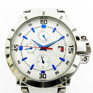 トミーヒルフィガー TOMMY HILFIGER F90267 腕時計 ウォッチ クロノグラフ クォーツ ステンレスシルバー ジャンク メンズ ...