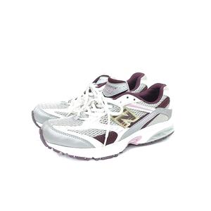 ニューバランス NEW BALANCE 543 スニーカー シューズ ローカット メッシュ レザー 23.5 紫 パープル /CT レディース ...